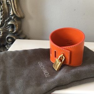 Tom Ford | Jewelry | Tom Ford Padlock Leather Bracelet | Poshmark